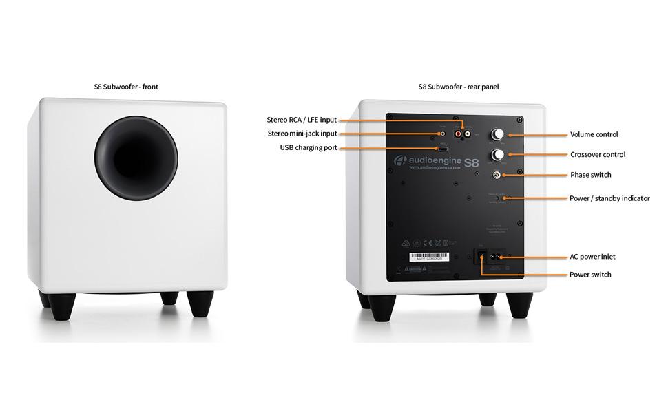 AUDIOENGINE S8 POWERED SUBWOOFER ลำโพงซัฟวูฟเฟอร์ รับประกันศูนย์ 3 ปี ...