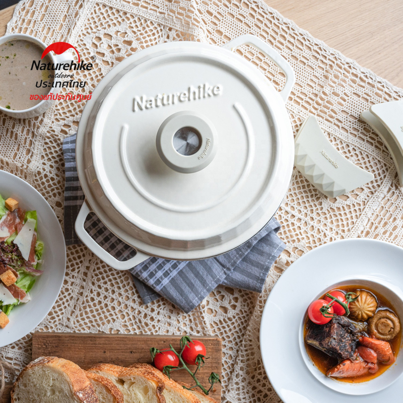 Naturehike Thailand หม้อเหล็ก Cast iron enamel pot - Naturehike ...