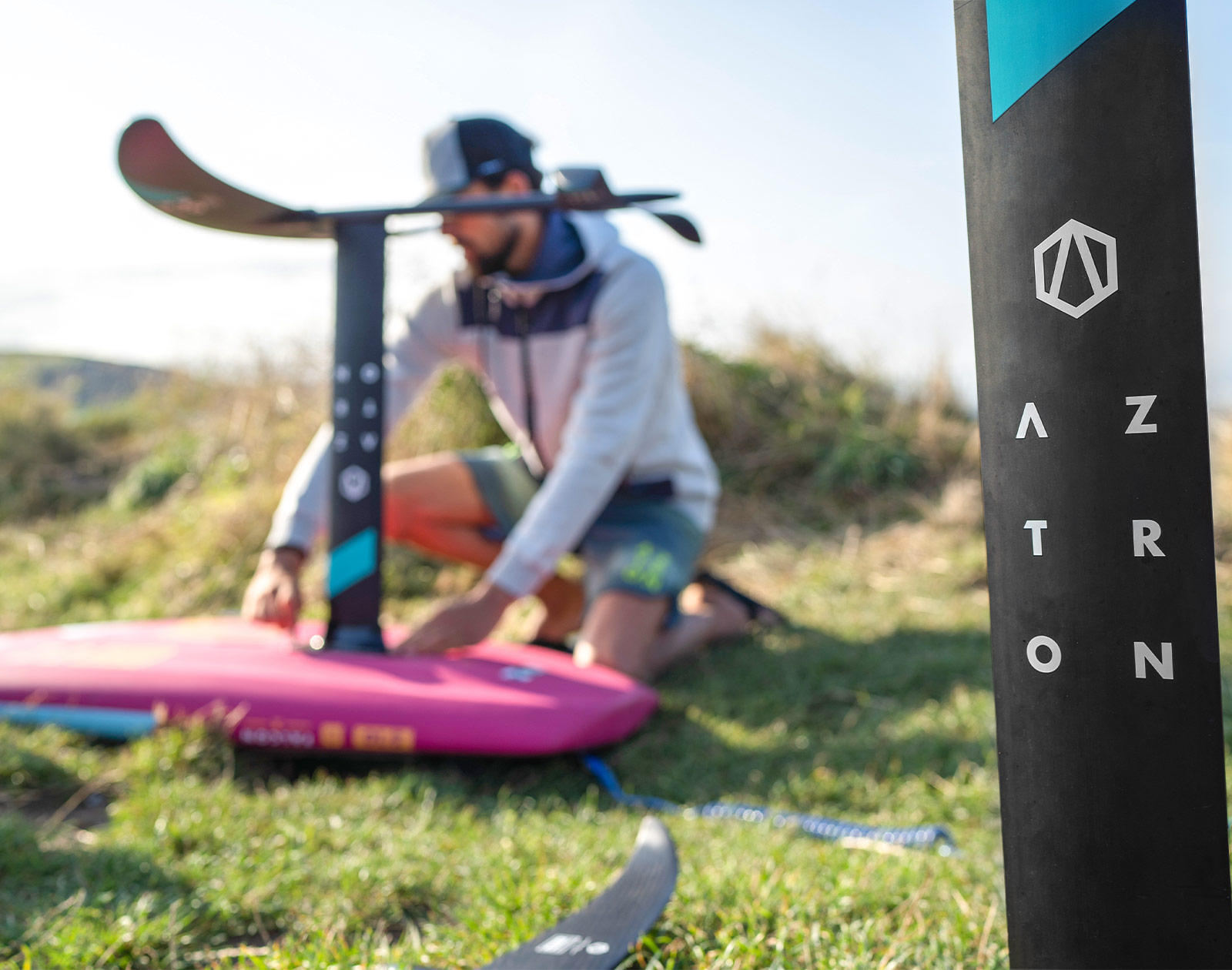 Aztron Rocket FoilCarbon Foil stands ที่ร่อนอยู่เหนือผิวน้ำใช้ติดกับ ...