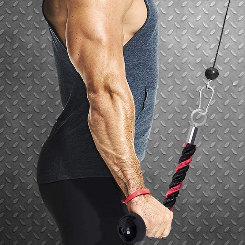Single Head Grip Rope Pull Down Rope Cable Attachment Triceps Tension ...