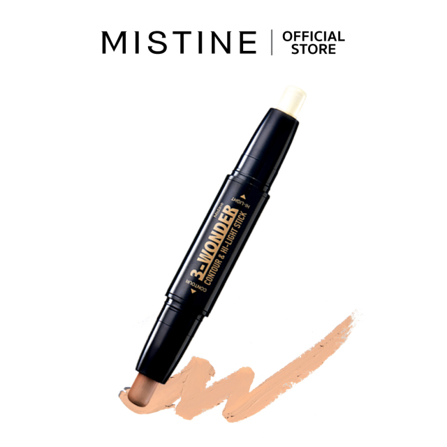 มิสทิน ทรี วันเดอร์ คอนทัวร์ แอนด์ ไฮไลท์ สติ๊ก MISTINE 3-WONDER CONTOUR & HI-LIGHT STICK 3.9 G ...