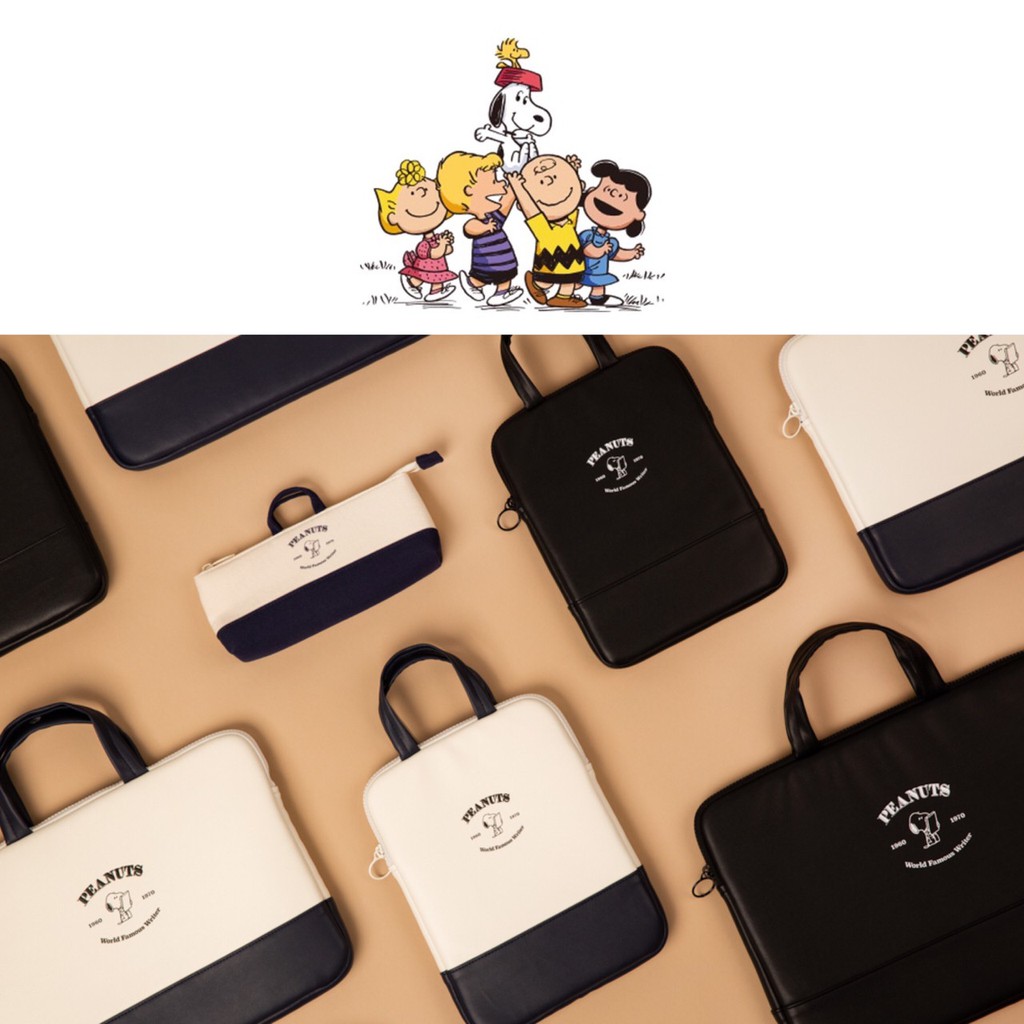 (พร้อมส่ง) กระเป๋าใส่ไอแพด โน๊ตบุ๊ค iPad Tablet มีสายสะพาย รุ่น Snoopy ...