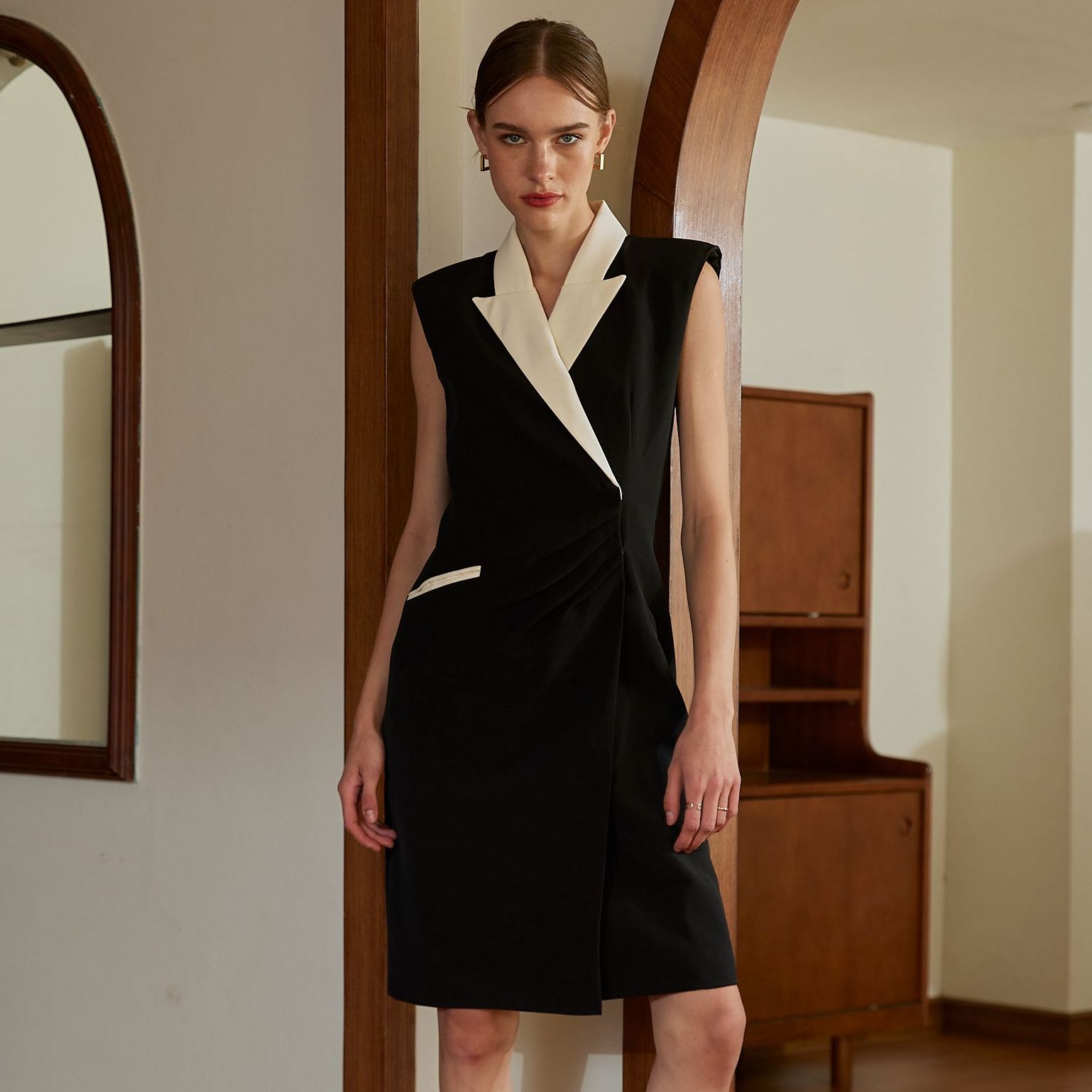 MAVE เดรส รุ่น Joelle Dress Suit Oreo | Lazada.co.th