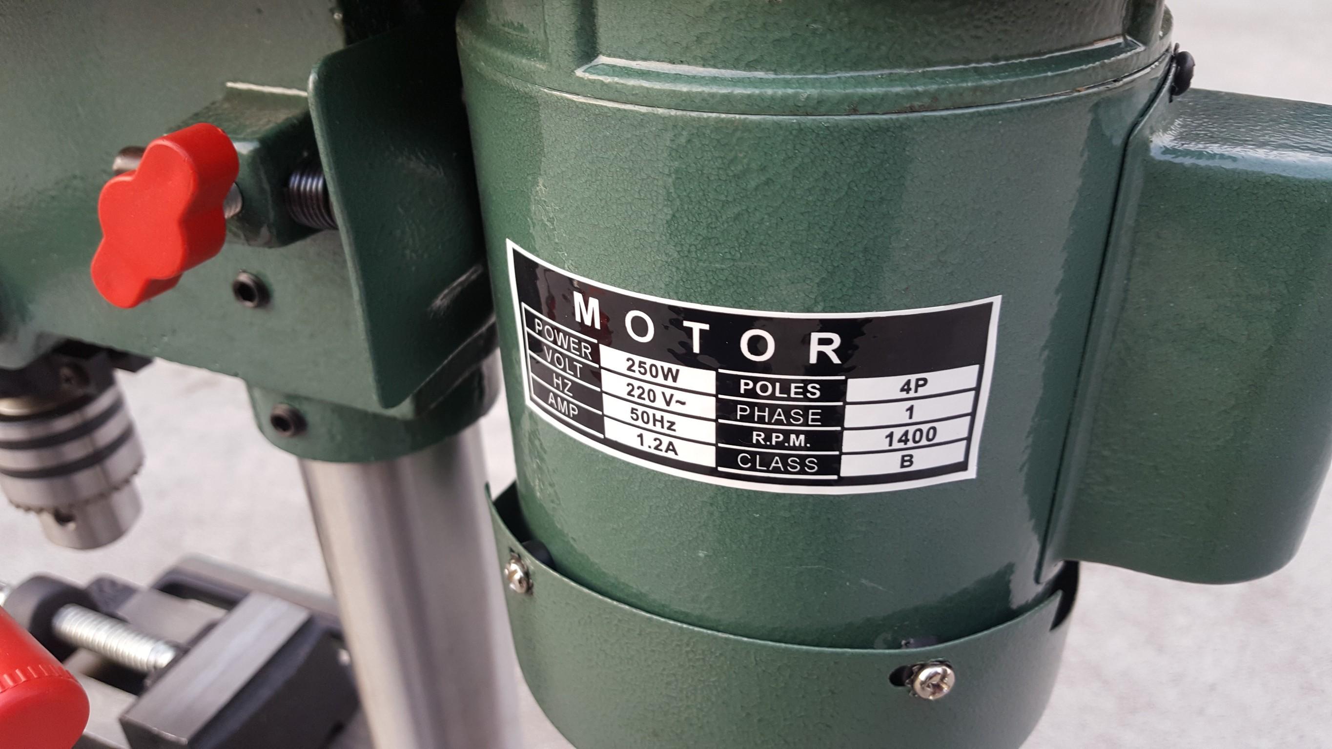 สว่านแท่น/แท่นเจาะ OKURA 1/2" 1/3HP YD-13S กำลัง 250วัตต์ มอเตอร์ Japan ทองแดง เต็ม ปรับความเร็ว ...