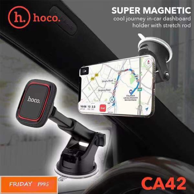 Hoco CA42 Super Magnetic Car Holder - ที่จับโทรศัพท์ระบบแม่เหล็ก - Lingxiushang - ThaiPick
