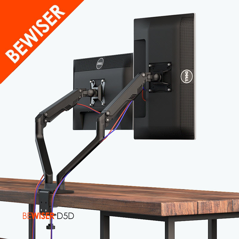 สินค้าแนะนำ BEWISER D5D ขาตั้งคอม 2 จอมอนิเตอร์ VESA14"-34" Max9Kg แขน ...