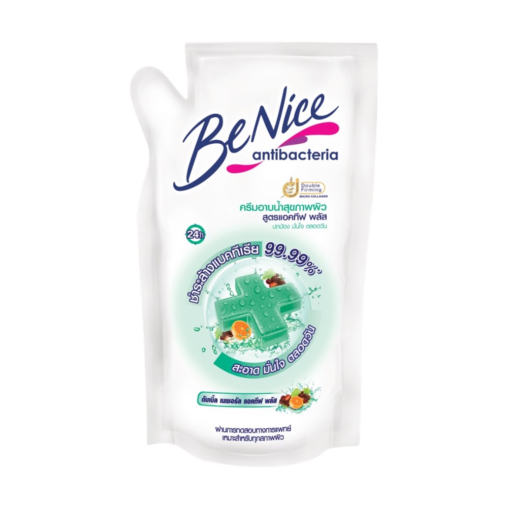 Benice Shower Cream Anti-Bacteria Active Plus 400 Ml. Greenบีไนซ์ ครีม ...