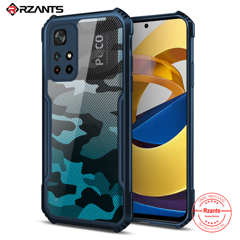 Rzants For Xiaomi POCO M4 PRO 5G Case Hard Camouflage Cover TPU Frame ...