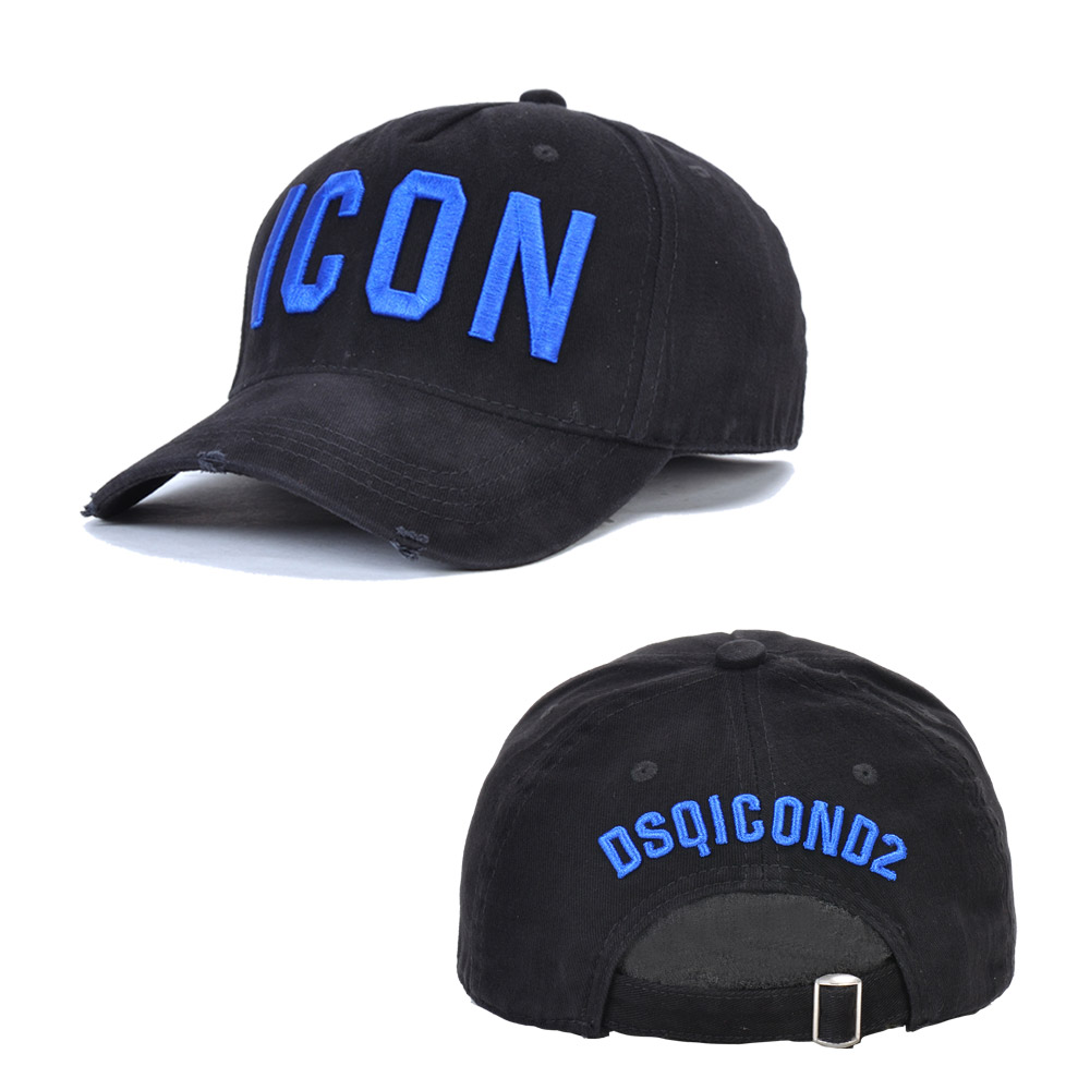 DSQICOND2 ICON DSQ2 letters Casquette Hats Embroidery Dad Hip Hop ...