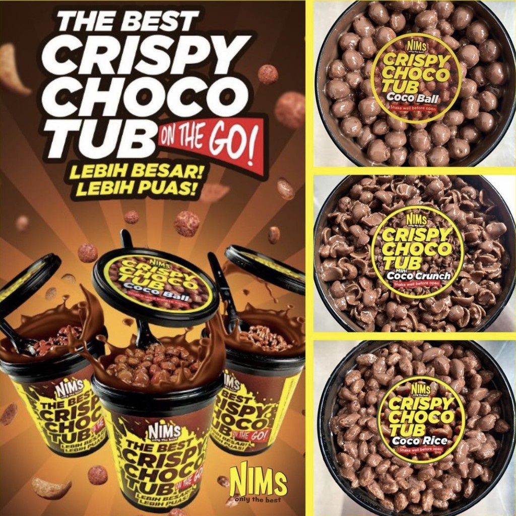 ∈ ????ถูกที่สุด พร้อมส่ง????NIMS CRISPY CHOCO TUB ครั้น บอล ไรซ์ เรนโบ ...