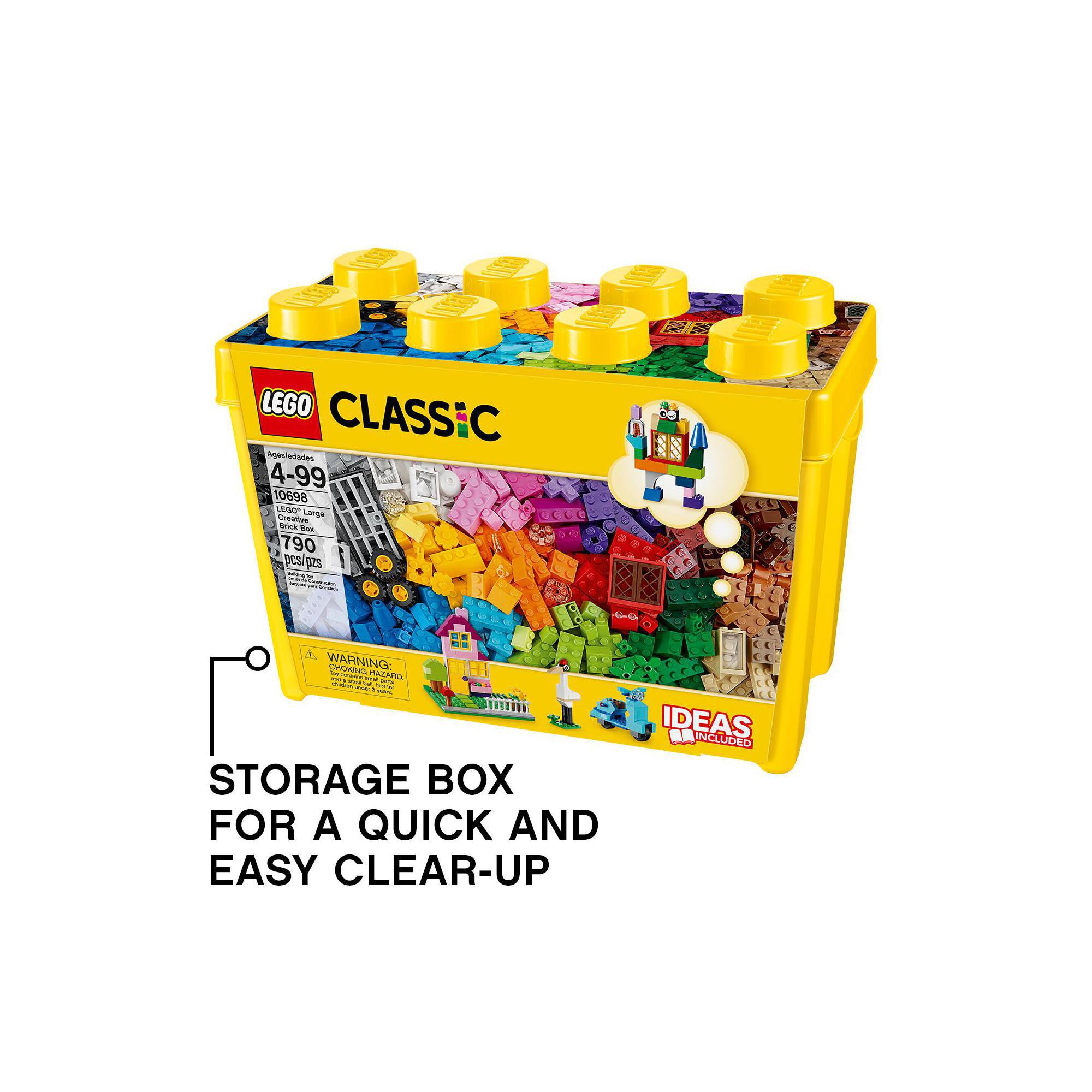 LEGO Classic 10698 Large Creative Brick Box (790 Pieces) Bricks for ...