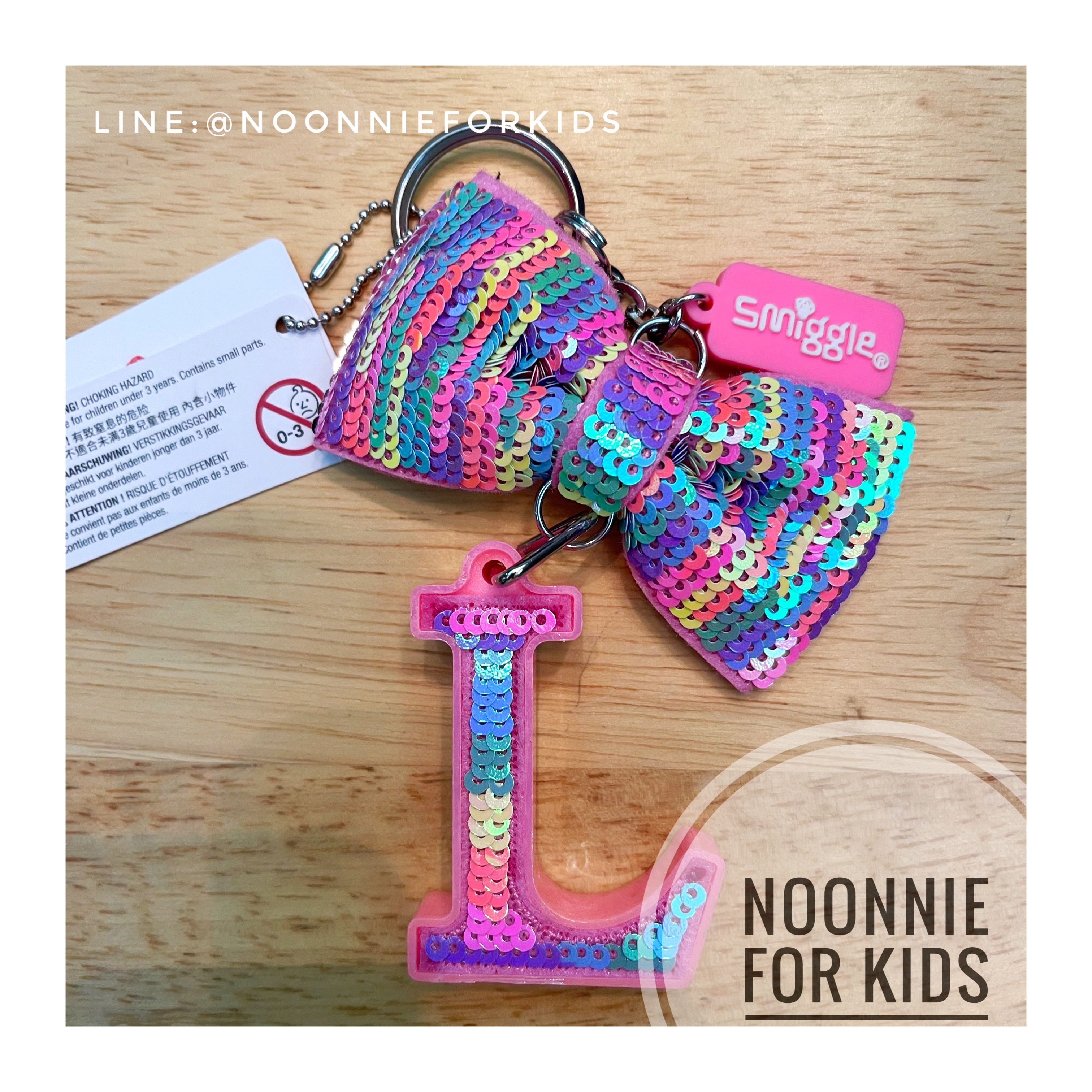 พวงกุญแจตัวอักษร Smiggle Scented Alphaber Keyrings ตัว L กลิ่นหอม หลาก ...