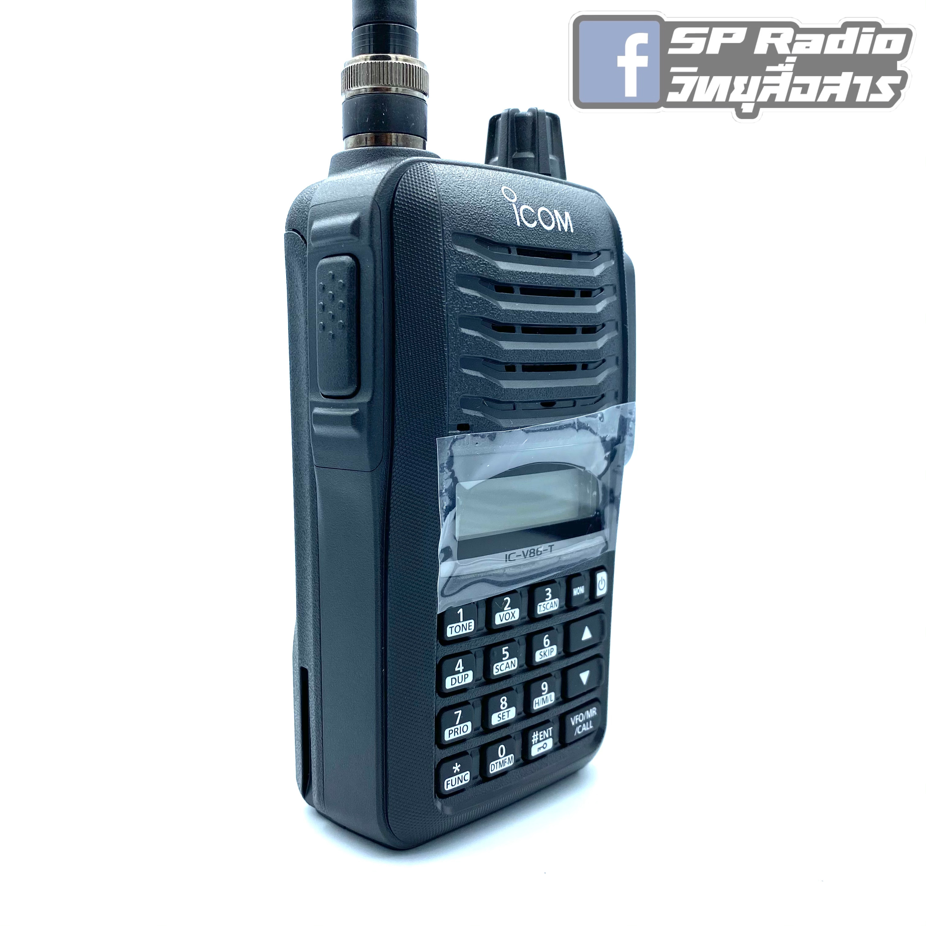 วิทยุสื่อสาร ICOM รุ่น IC-V86-T สีดำ (มีทะเบียน ถูกกฎหมาย) - SP Radio ...