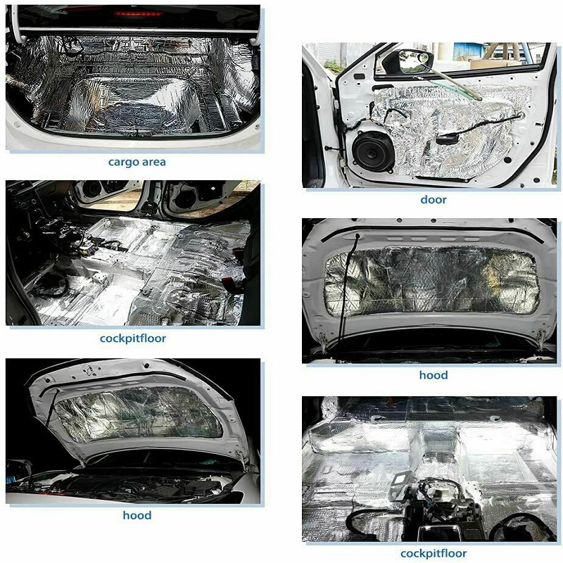 200X 50 cm 5mm mat car sound absorbing pad Sound deadening damper for ...