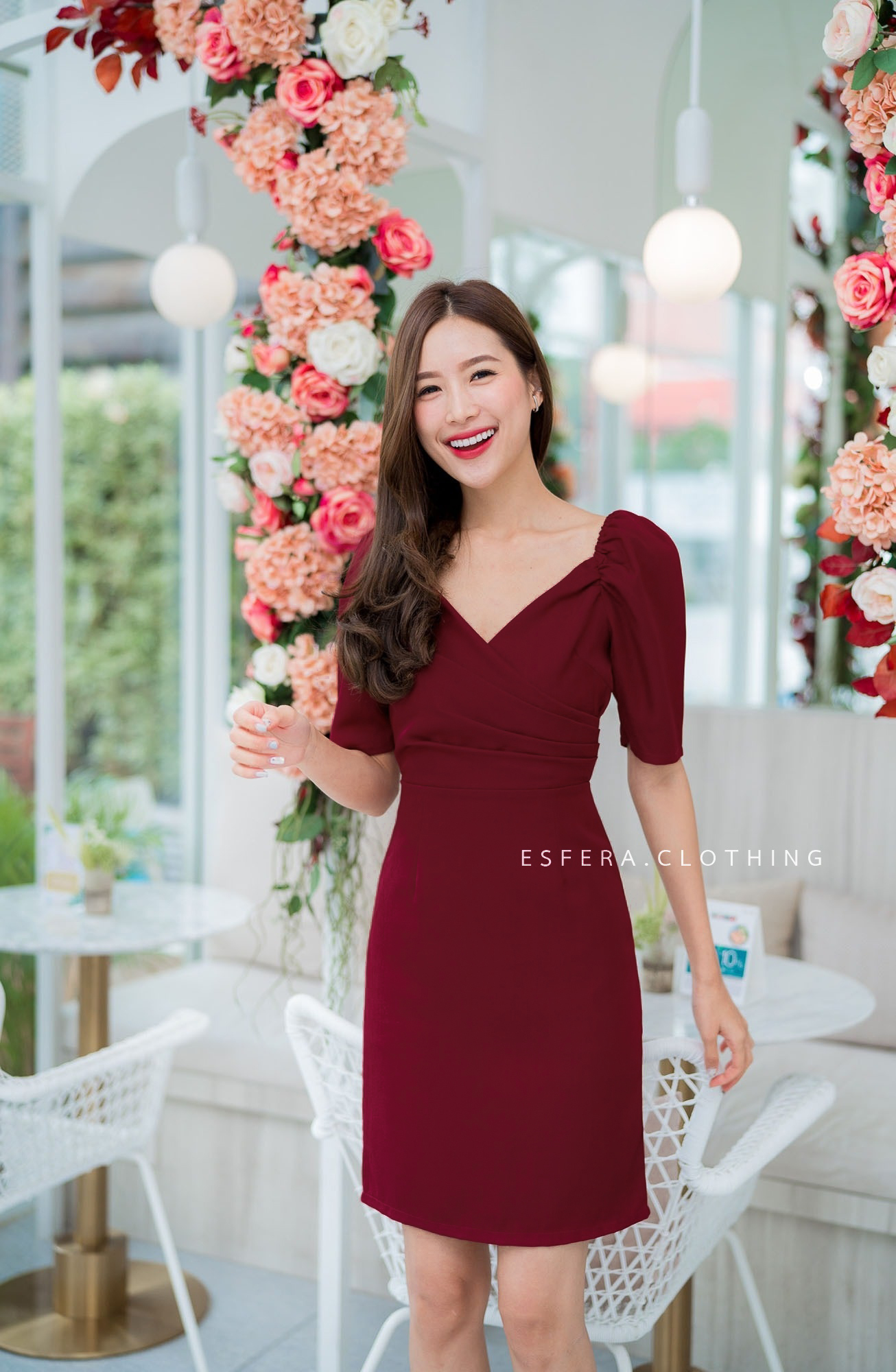 เดรสออกงาน เดรสทำงาน DR037-1 Herria Anna Dress - ESFERA - ThaiPick