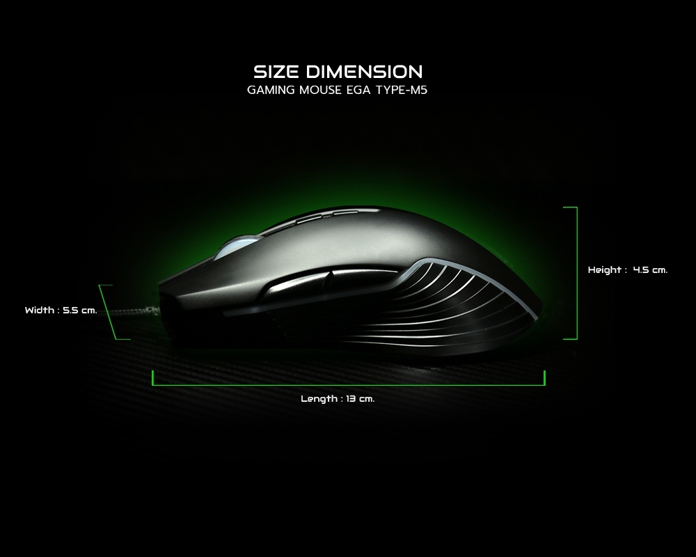 เมาส์เกมมิ่ง เมาส์มาโคร EGA TYPE M5 GAMING MOUSE รับประกัน 2 ปี - KSS ...