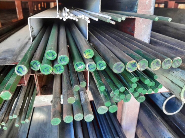 เหล็ก SS400 เพลากลม 6 มิล ขนาด เพลาขาว SS400 Steel Round Bar โคราชค้า ...