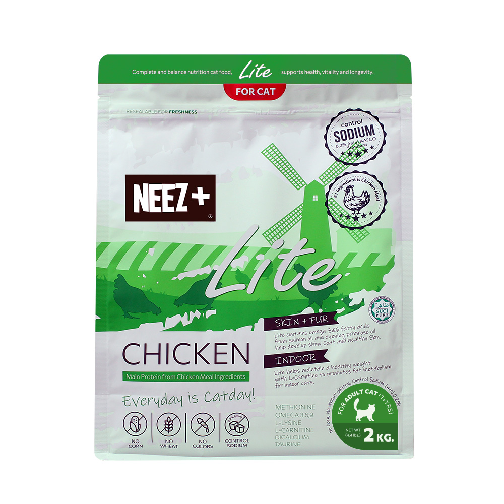 (ใหม่) Neez Plus นีซพลัส (Neez+) อาหารแมว ไม่มีกลูเตน โซเดียมต่ำ ...