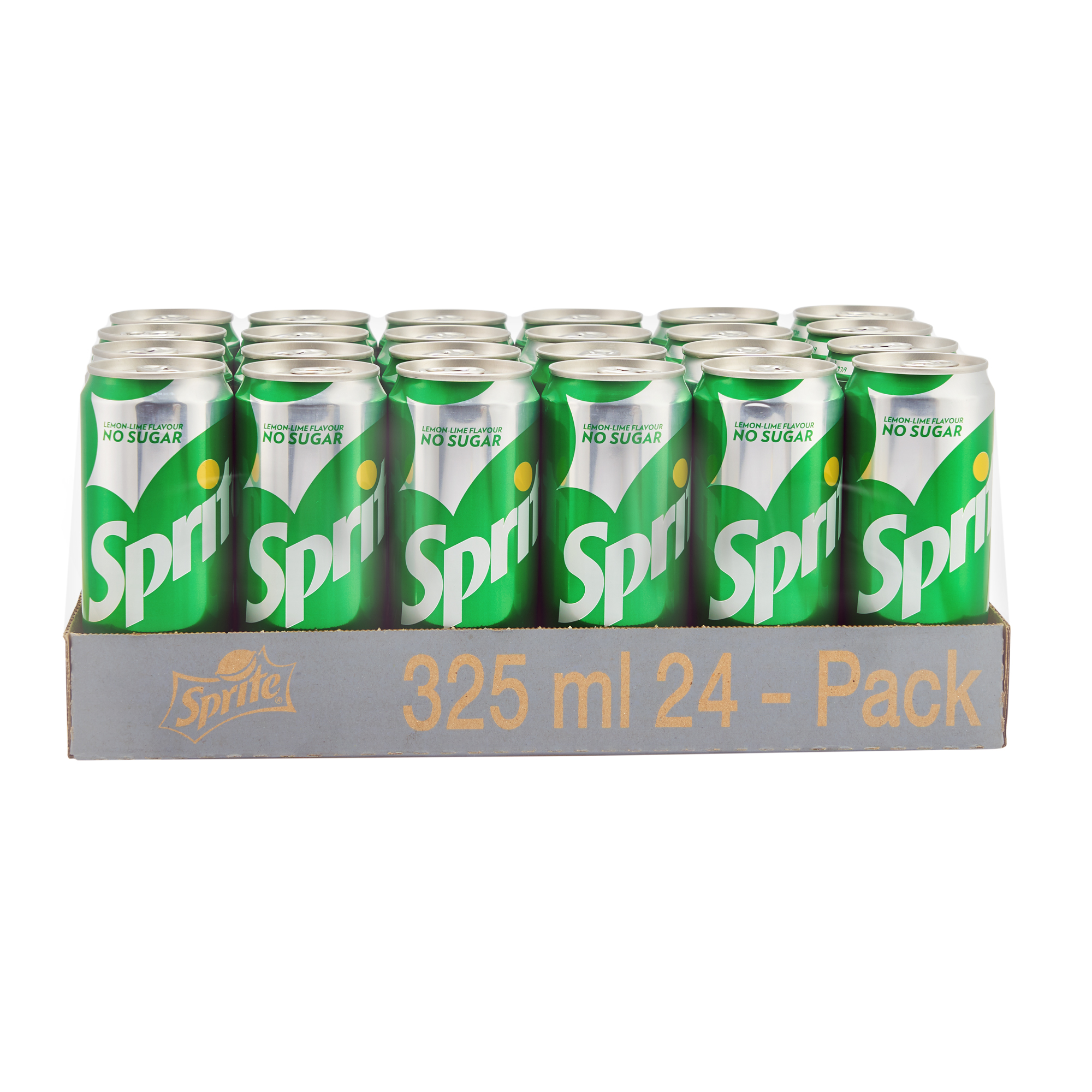 สไปรท์ น้ำอัดลม สูตรไม่มีน้ำตาล 325 มล. 24 กระป๋อง Sprite Soft Drink No ...