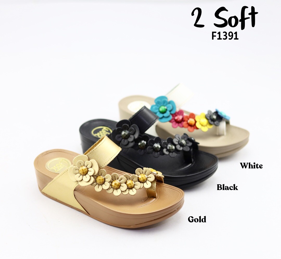 Soft Mindy รองเท้าแตะเพื่อสุขภาพ แฟชั่นผู้หญิง รุ่นใหม่ล่าสุด รุ่น 1391 ...