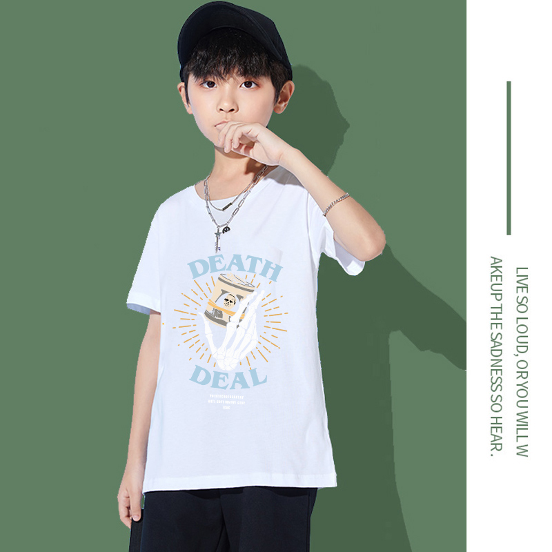 H294เสื้อเด็กแฟชั่ง เสื้อยืดแขนสั่งได้ทังเด็กชายและเด็กหญิง ลายสวยน่า ...