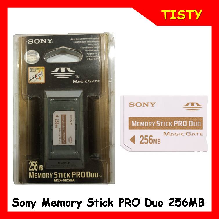 แท้ 100% Sony 256MB Memory Stick Pro Duo (MSX-M256A) No Adapter ...