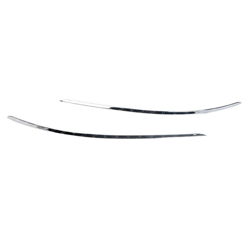2X Front Bumper Chrome Trim Molding LH 2048850721 for Mercedes-Benz ...