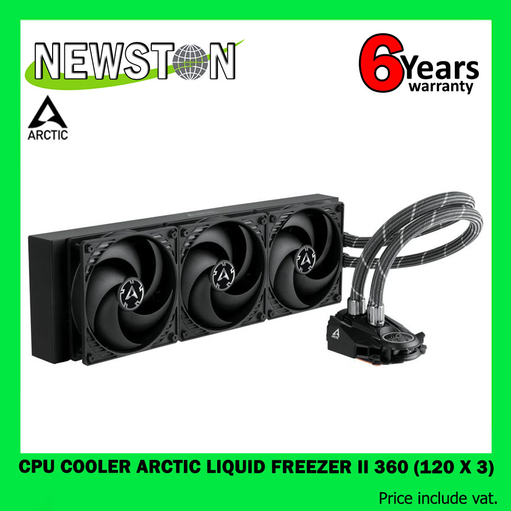 CPU COOLER (ชุดน้ำปิด) ARCTIC LIQUID FREEZER II 360 (120 X 3) | Lazada ...