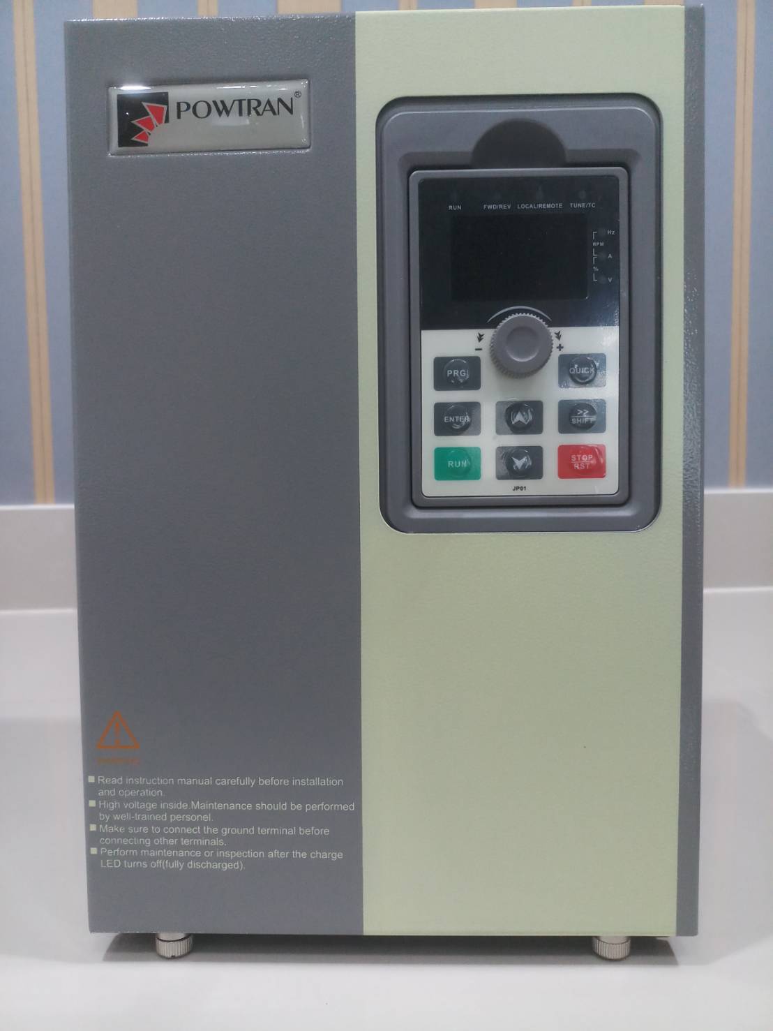 INVERTER POWTRAN 7.5KW, 10HP, INPUT 220V OUTPUT 380V PI500- 7R5G3-23 ใช้ปรับความเร็วรอบ สินค้า ...