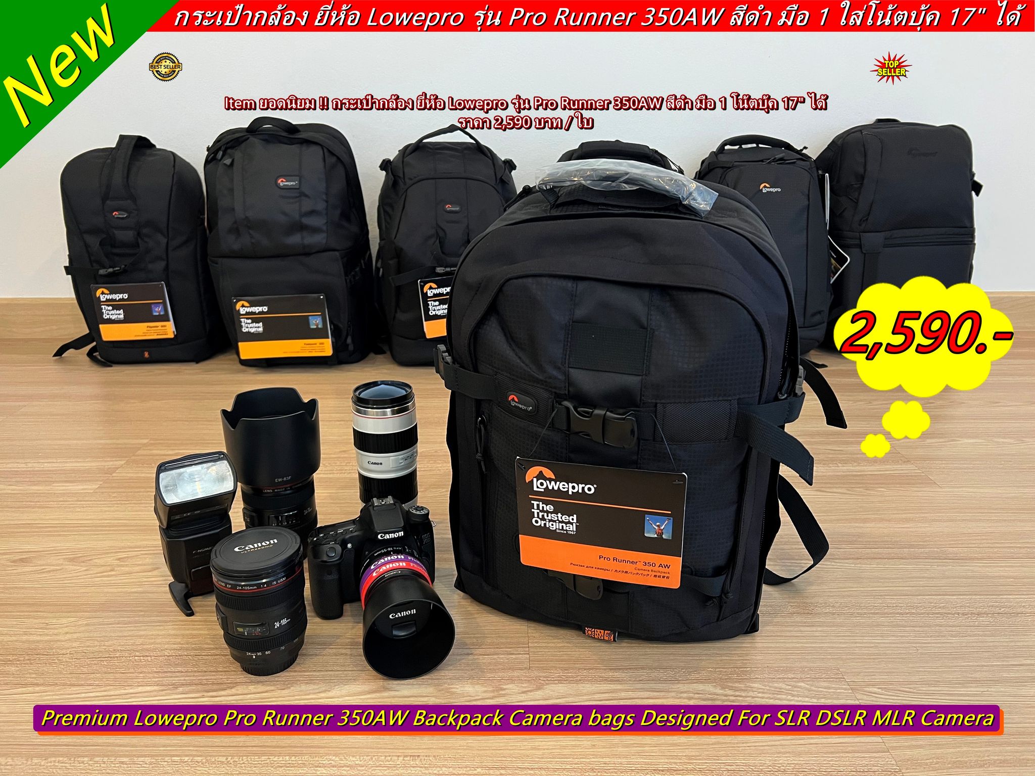 Lowepro Pro Runner 350 AW - Camera Accessories 1597460673 - ThaiPick