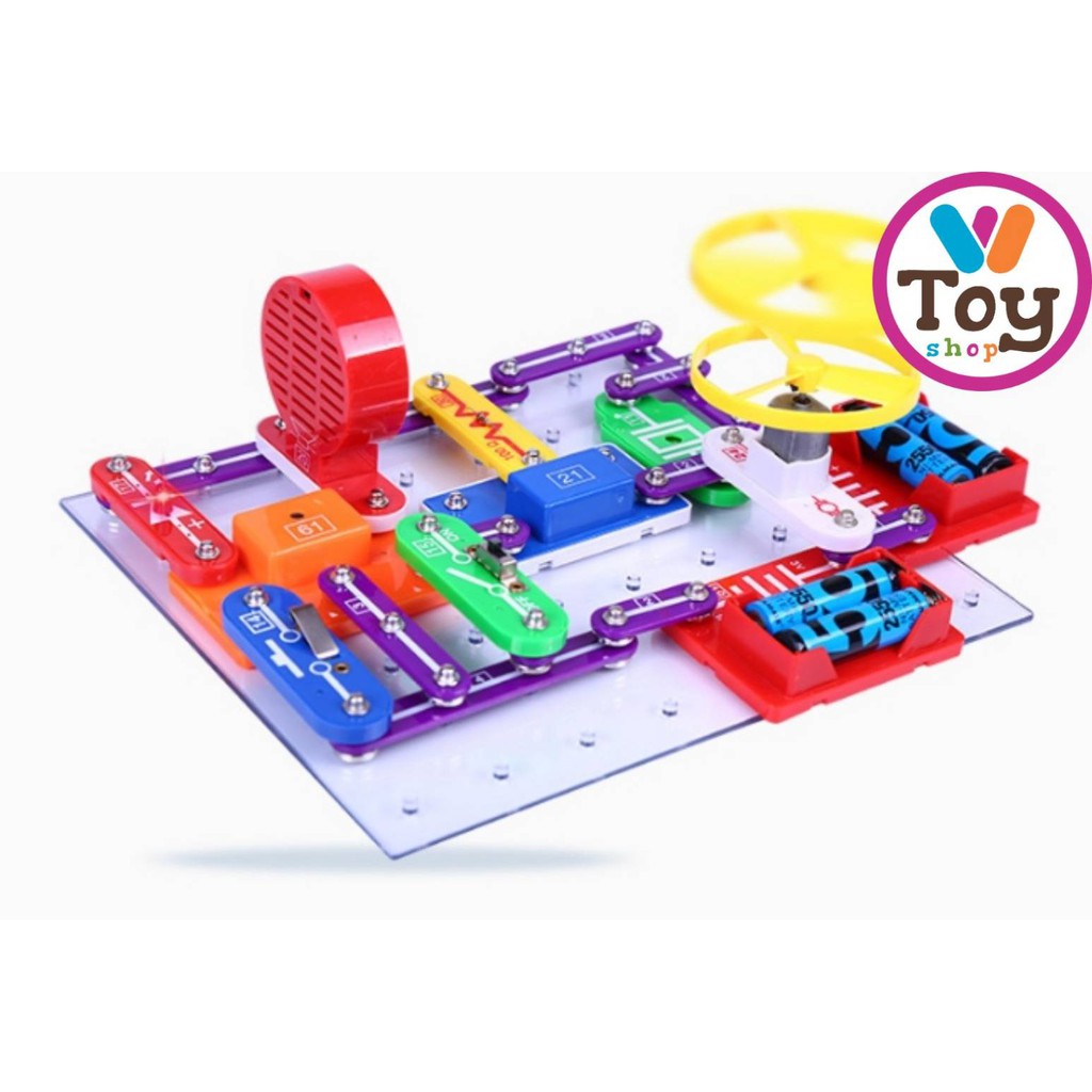 ของเล่นเด็กเสริมพัฒนาการ Electronic Blocks Kit บล็อก วงจรไฟฟ้า เพื่อการ ...