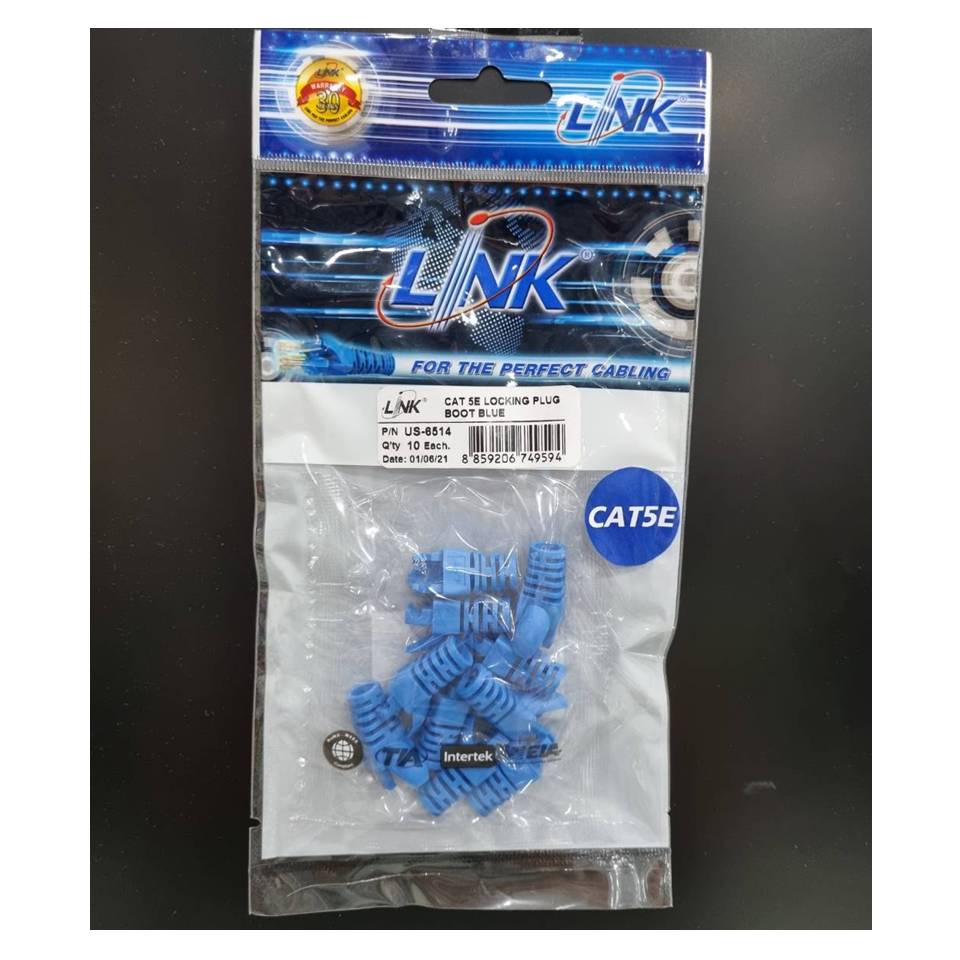 Link Plug Boots CAT5 ปลอกหุ้มหัวแลนRJ45 รุ่น US-6514(ของแท้100) - Time ...