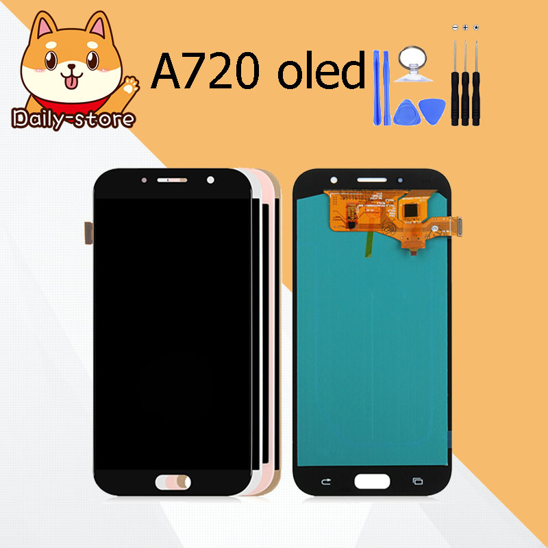For Samsung LCD+ทัสกรีน Samsung Galaxy A7 (2017) / A720 (oled หรือ TFT ...