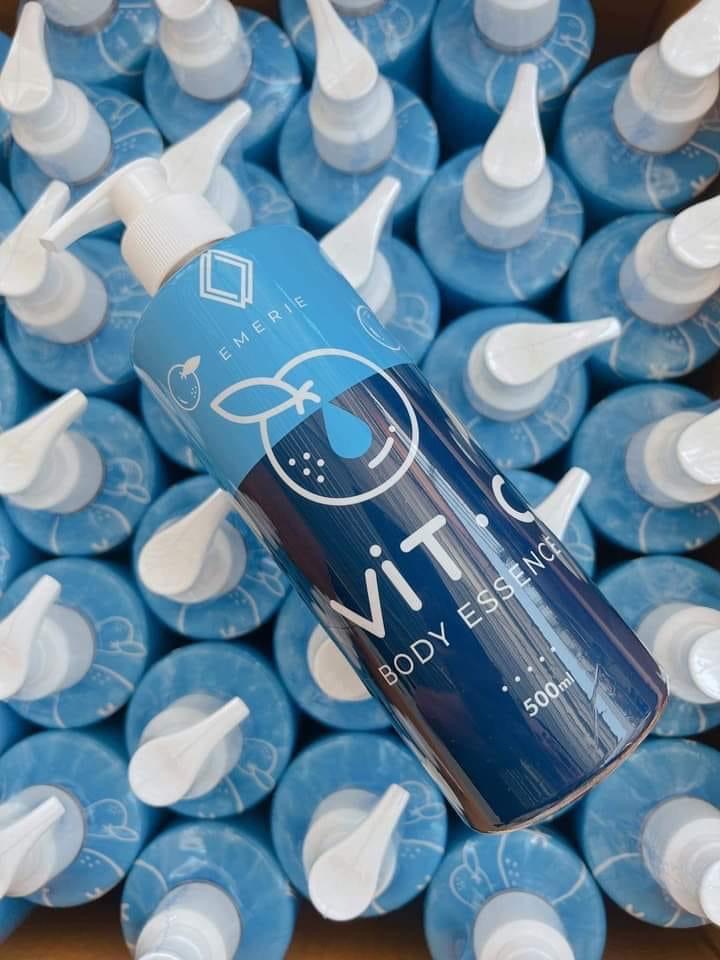 โลชั่นวิตซีพัชชา ตัวดัง EMERIE Vit C Body Essence โลชั่นตัวดังจากในติ๊ก ...