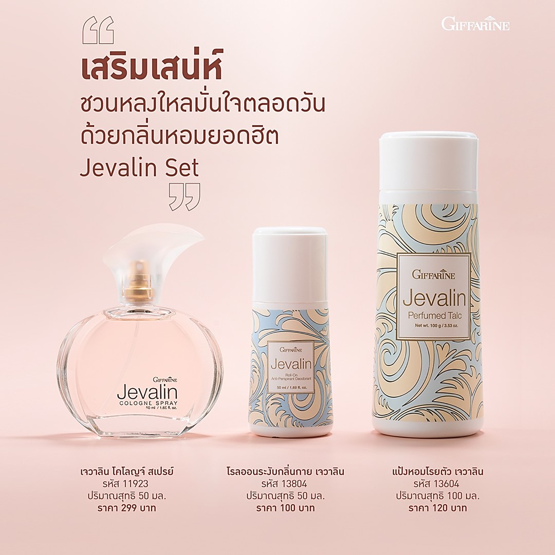 ส่งฟรี 2 ขวด โรลออน เจวาลิน โรลออนระงับกลิ่นกาย โรลออนผู้หญิง กิฟฟารีน ...