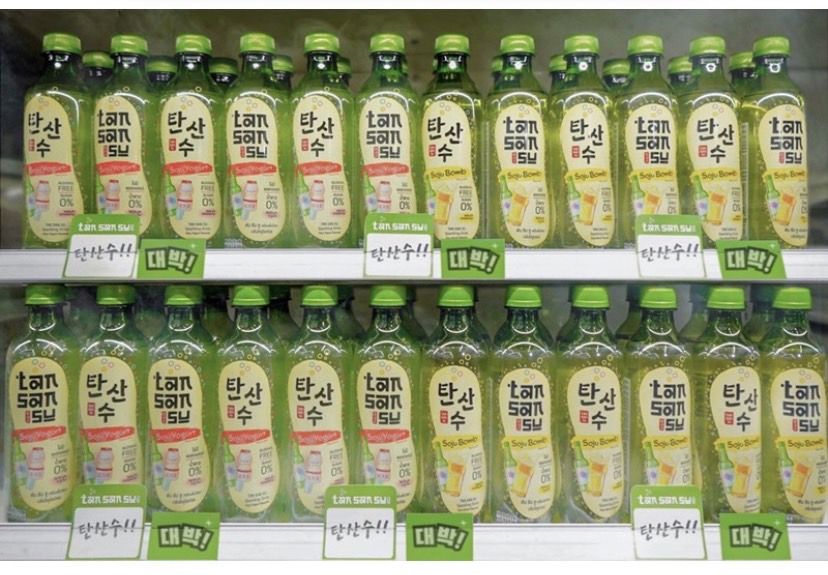 tun sun shu ตัน ซัน ซู 360ml. 2ขวด 6ขวด เครื่องดื่มโซดา กลิ่นโซจูบอมบ์ ...