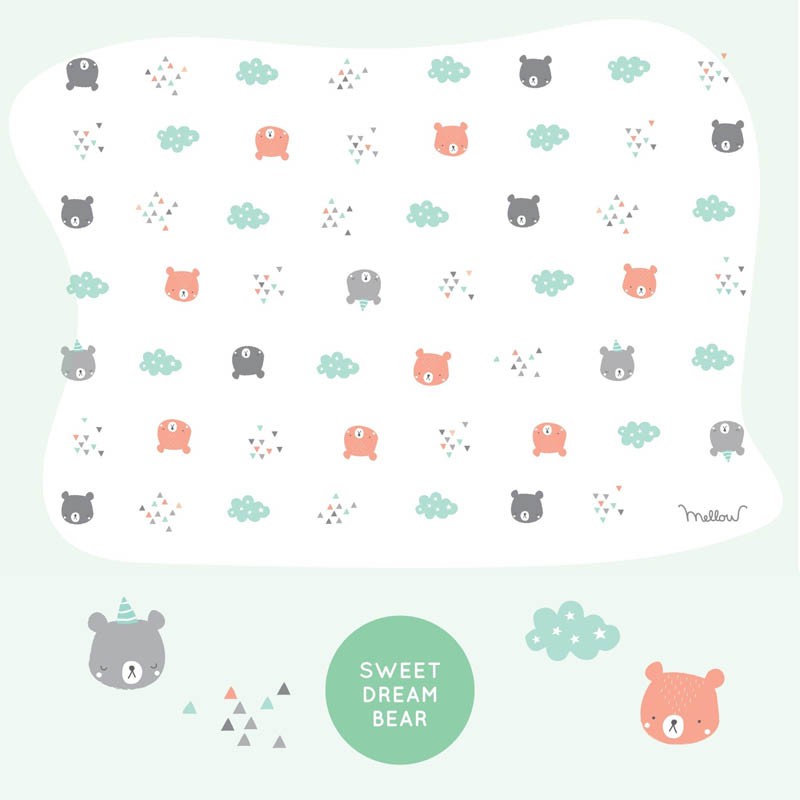 Mellow - Mellow Quick dry Pattern 2021 ผ้ารองกันฉี่ ผ้ารองกันน้ำ 100 ...