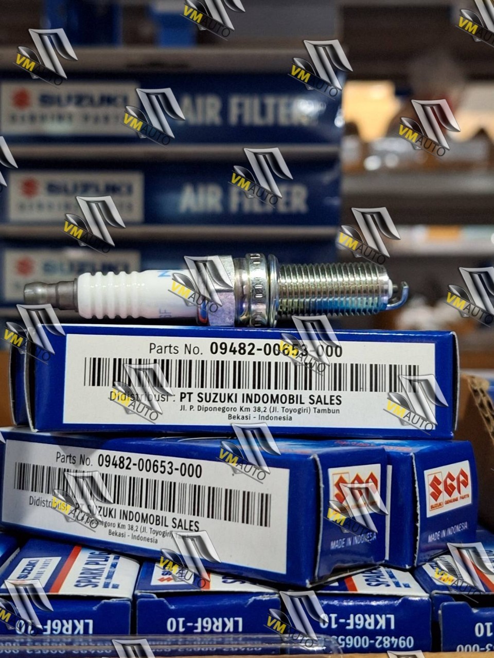 หัวเทียน สำหรับรถยนต์ SUZUKI ERTIGA TYPE3 เท่านั้น 09482-00653-000 ...