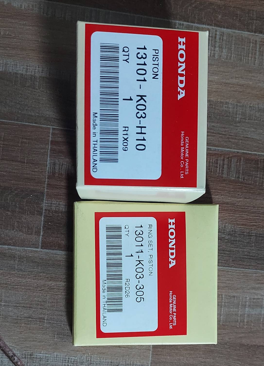 ลูกสูบ + แหวน WAVE110i (2018-2020) SUPERCUP110i (2018-2019) แท้ 13101-K03-H10 13011-K03-305 50mm ...