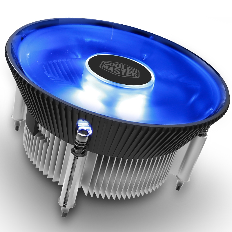 Cooler Master I70C MINI CPU Cooler 12cm LED Blue Light Quiet Cooling ...