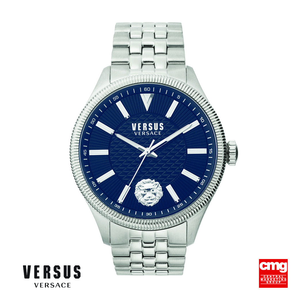 [ของแท้] Versus นาฬิกาข้อมือผู้ชาย รุ่น COLONNE VSPHI0420 สีเงิน ...