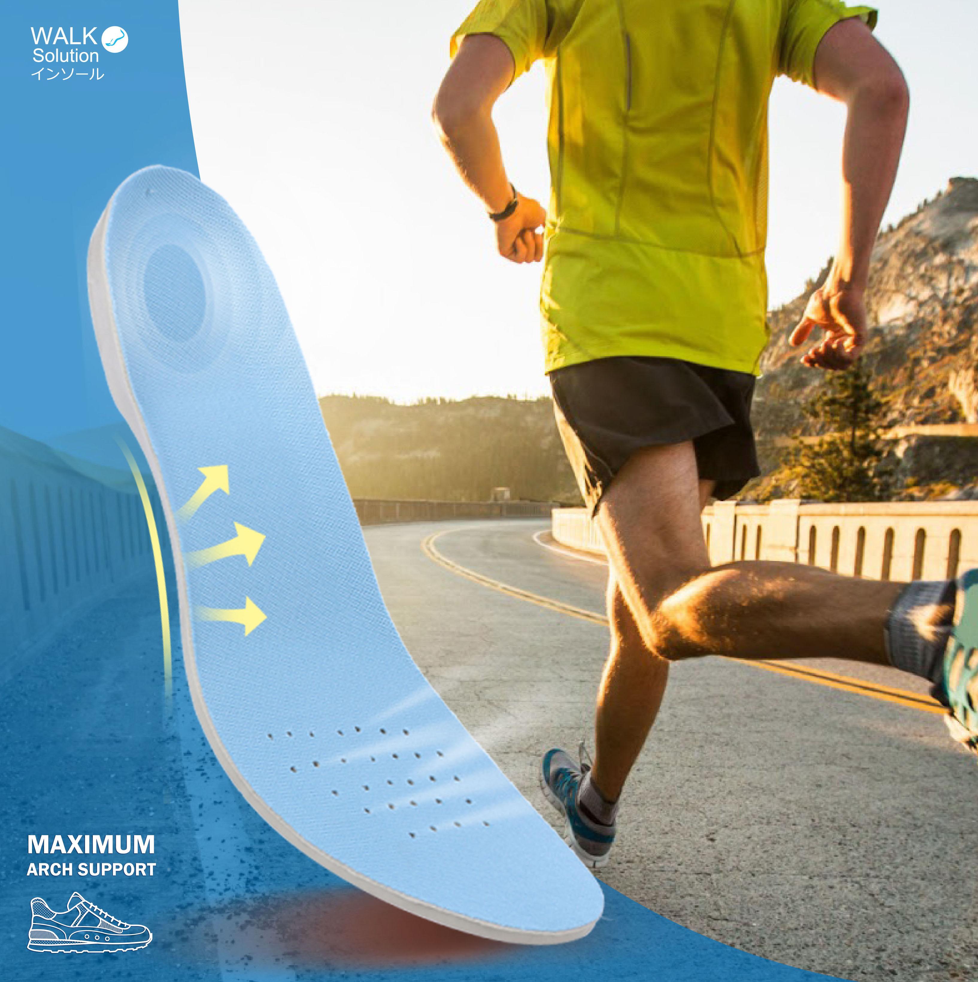 WALK Solution แผ่นรองเท้าเพื่อสุขภาพสำหรับออกกำลังกาย เล่นกีฬา รุ่น ...