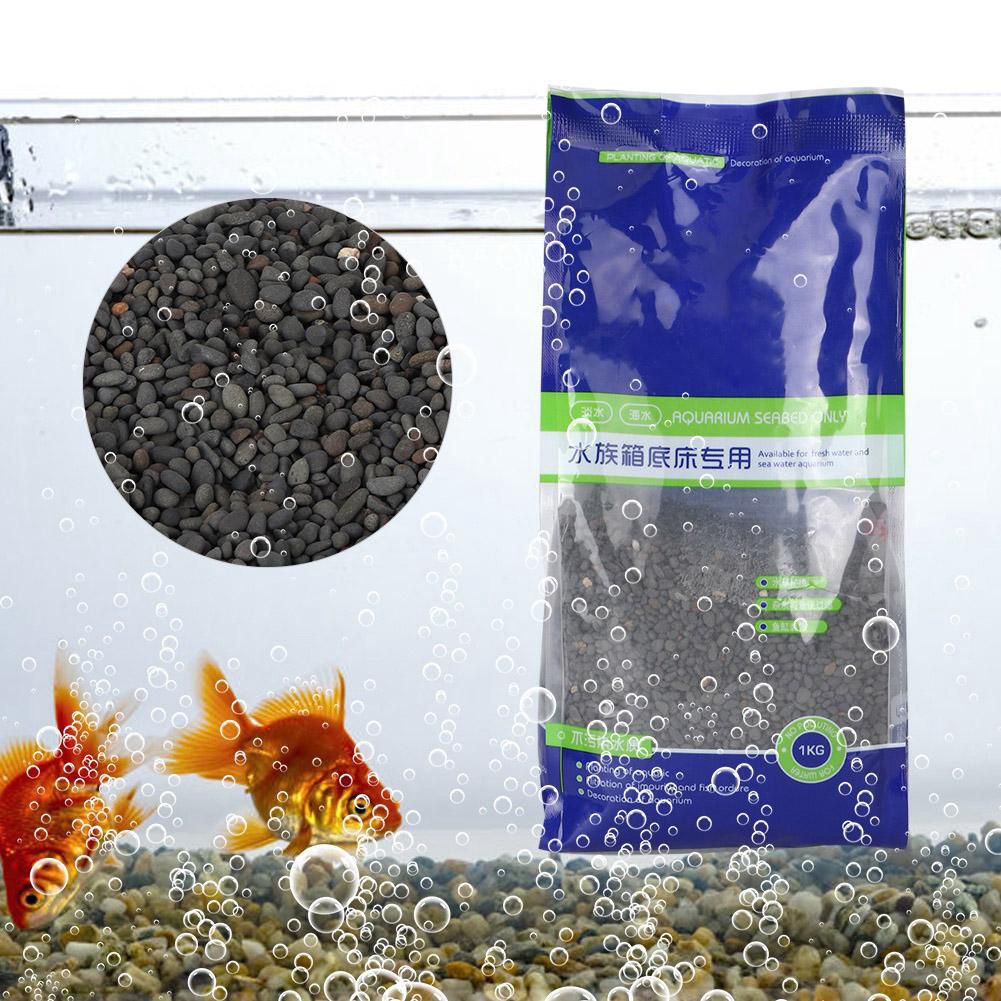 1kg/Bag Aquarium Mini Pebbles Stones Fish Tank Gravel Sand-Bed ...