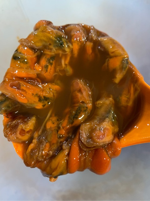 ☼หอยดองแม่กลอง ตราเจ้ลิ้นจี่ ขนาด ขวดละ 450-500 กรัม - Coxics - ThaiPick