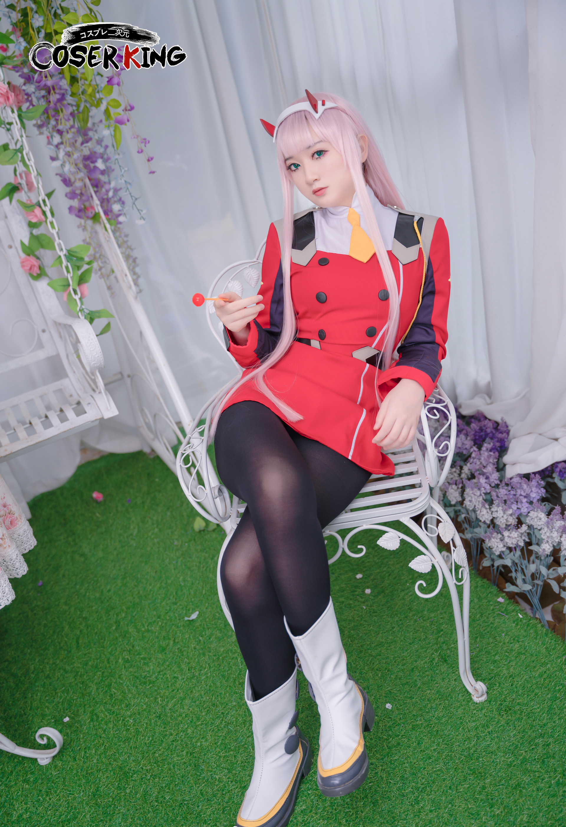 LXYH- COSER KING Anime DARLING in the FRANXX 02 Zero Two เครื่องแต่งกาย ...