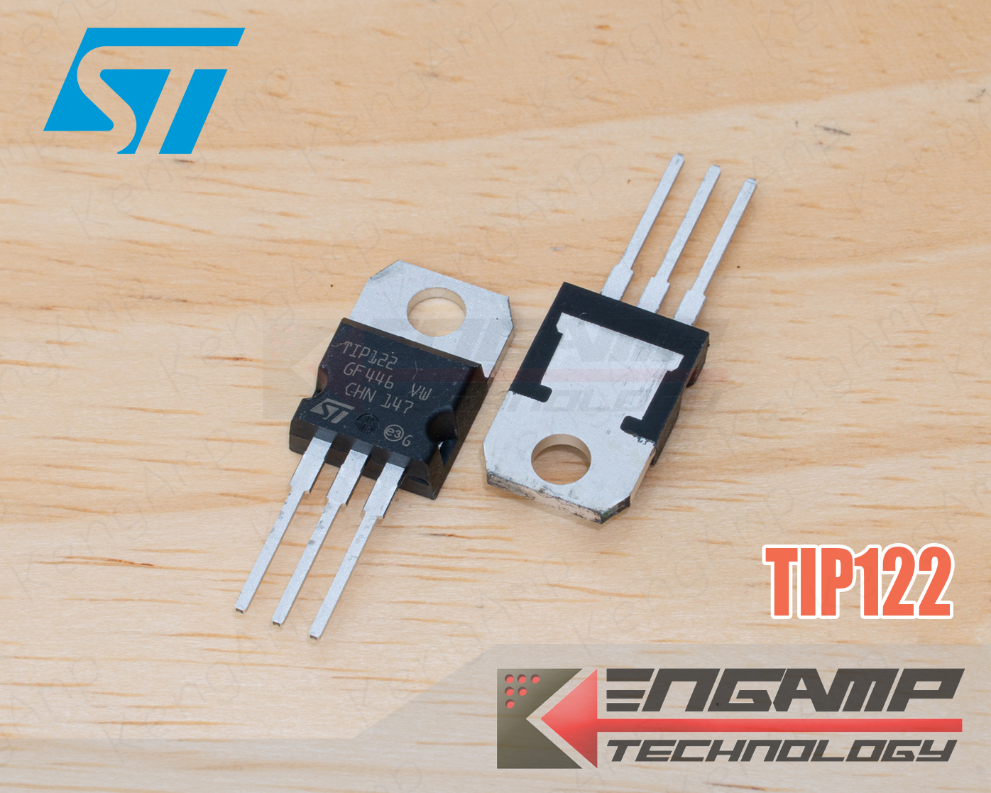 (สินค้ามีตัวเลือก) [TR] TIP122 หรือ TIP127 ยี่ห้อ ST NPN หรือ PNP ...