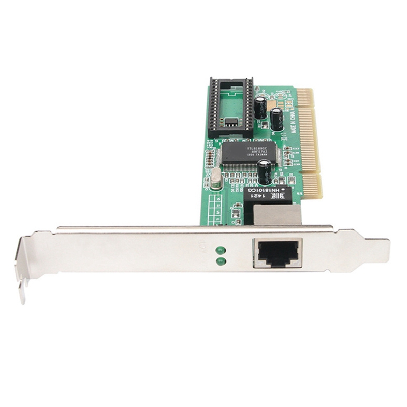 RTL8169 PCIe Network Card 10/100/1000Mbps PCI Adapter Gigabit Ethernet Card RJ45 for Desktop ...