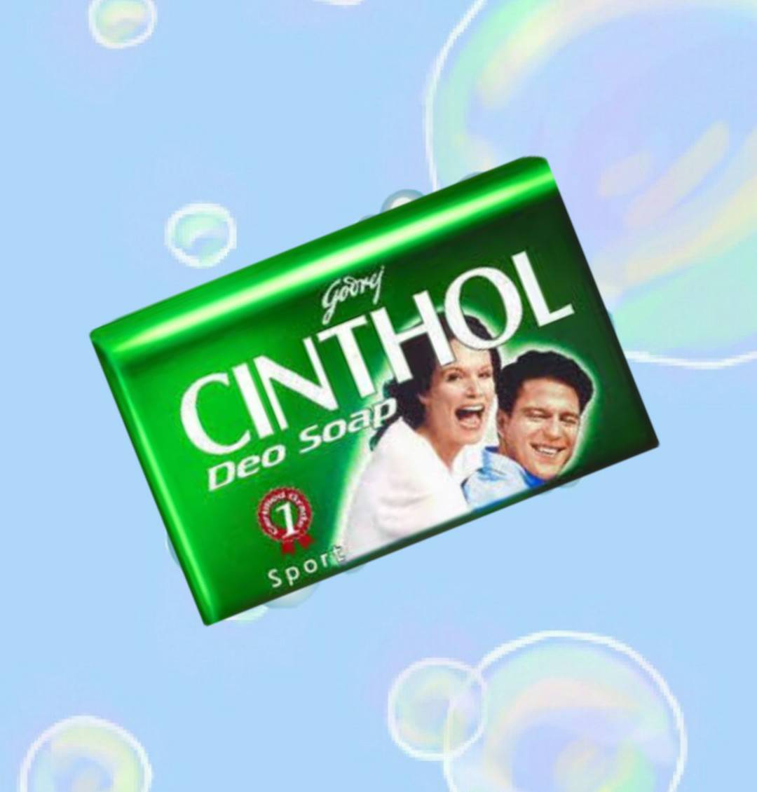 Godrej Cinthol Deo Soap สีเขียว 125 g. (12 ก้อน) - Line. - ThaiPick