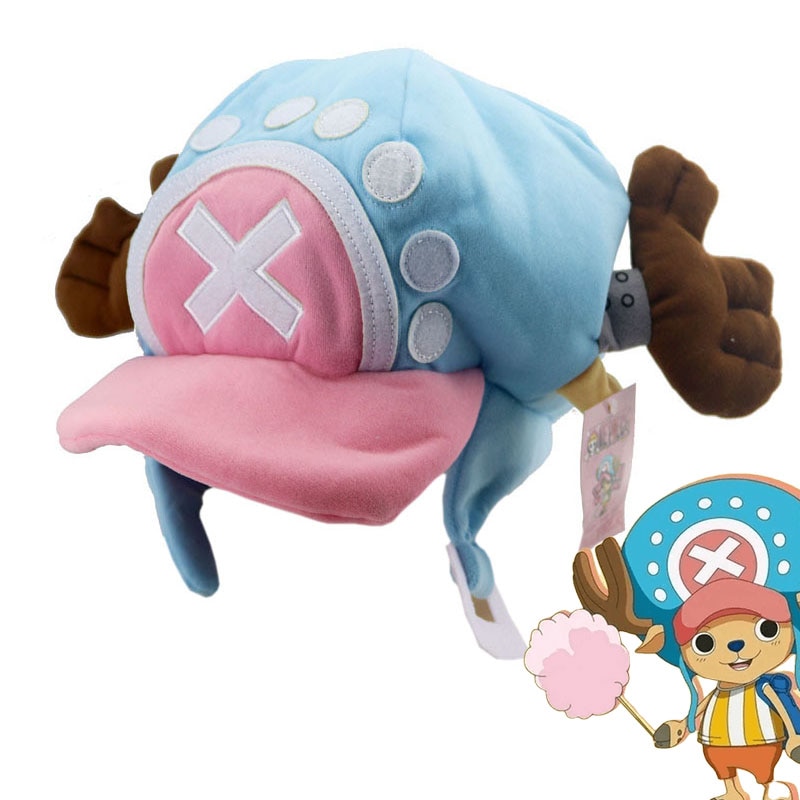 Anime Tony Tony Chopper Cosplay Hat ONE PIECE Plush Cotton Hat Warm ...