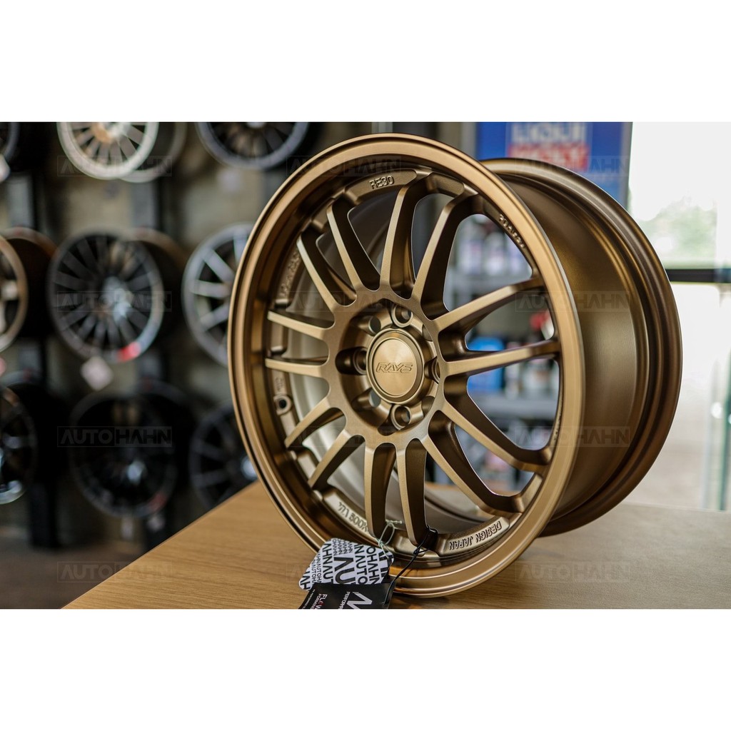 ล้อ NK performance รีดเบา Flowforming ลาย RE30 สี BR ขอบ 15 นิ้ว (1 วง ...